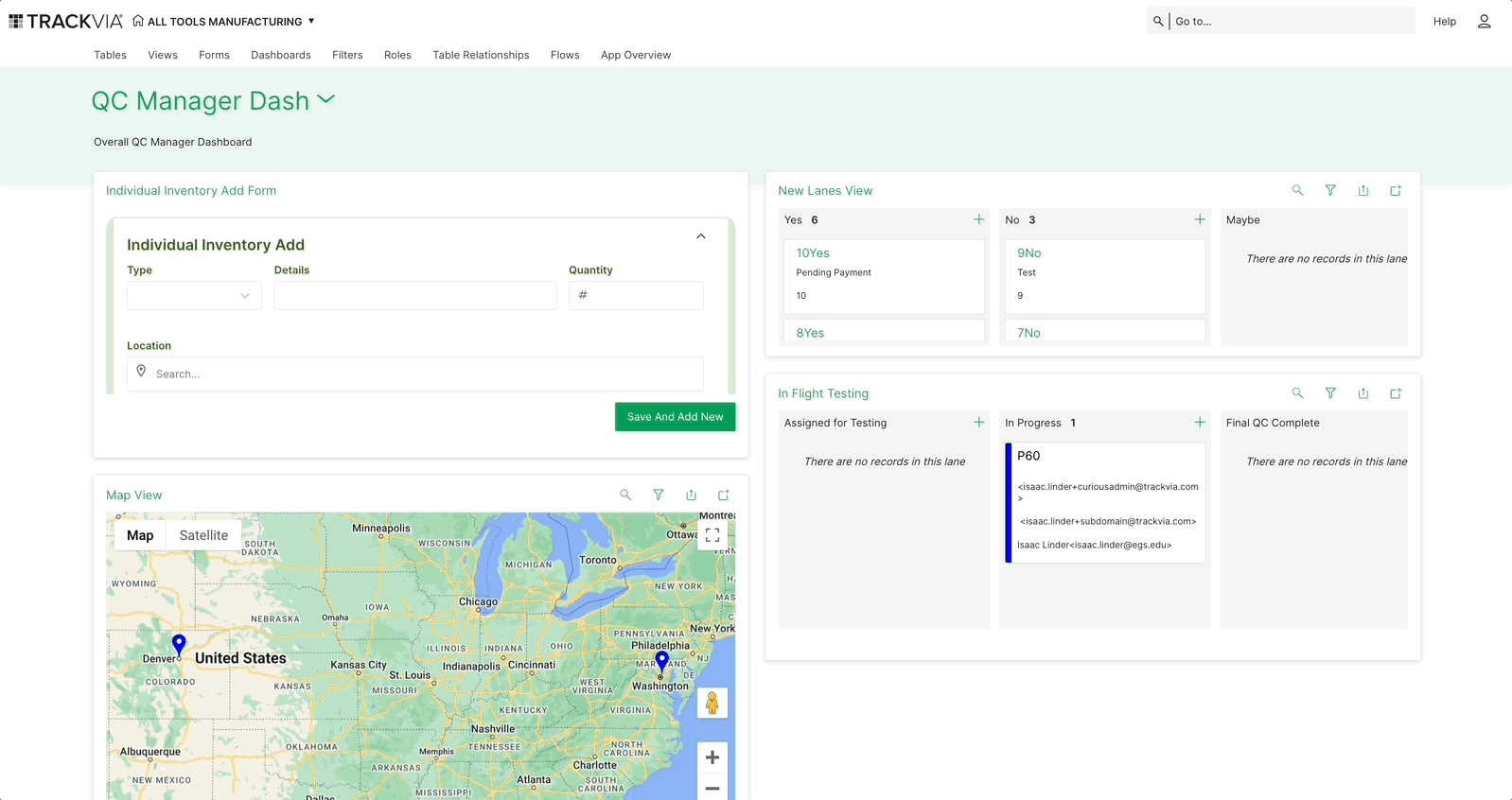 June, 2024: TrackVia App Insights™ on Web – TrackVia